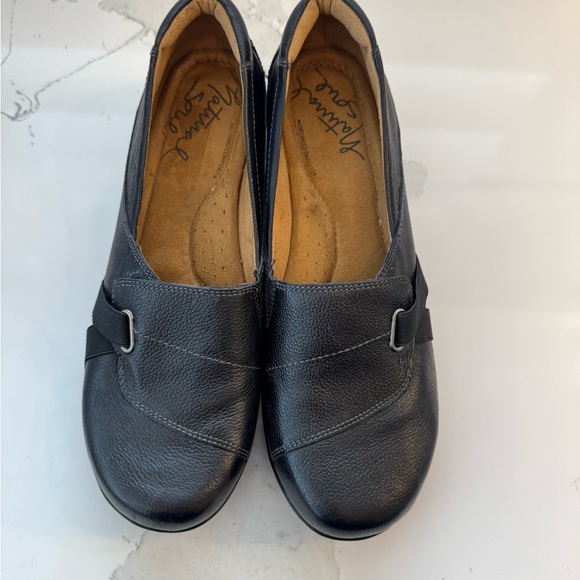 Natural Soul | Shoes | Natural Soul Black Leather Womens Shoes Size 1 ...